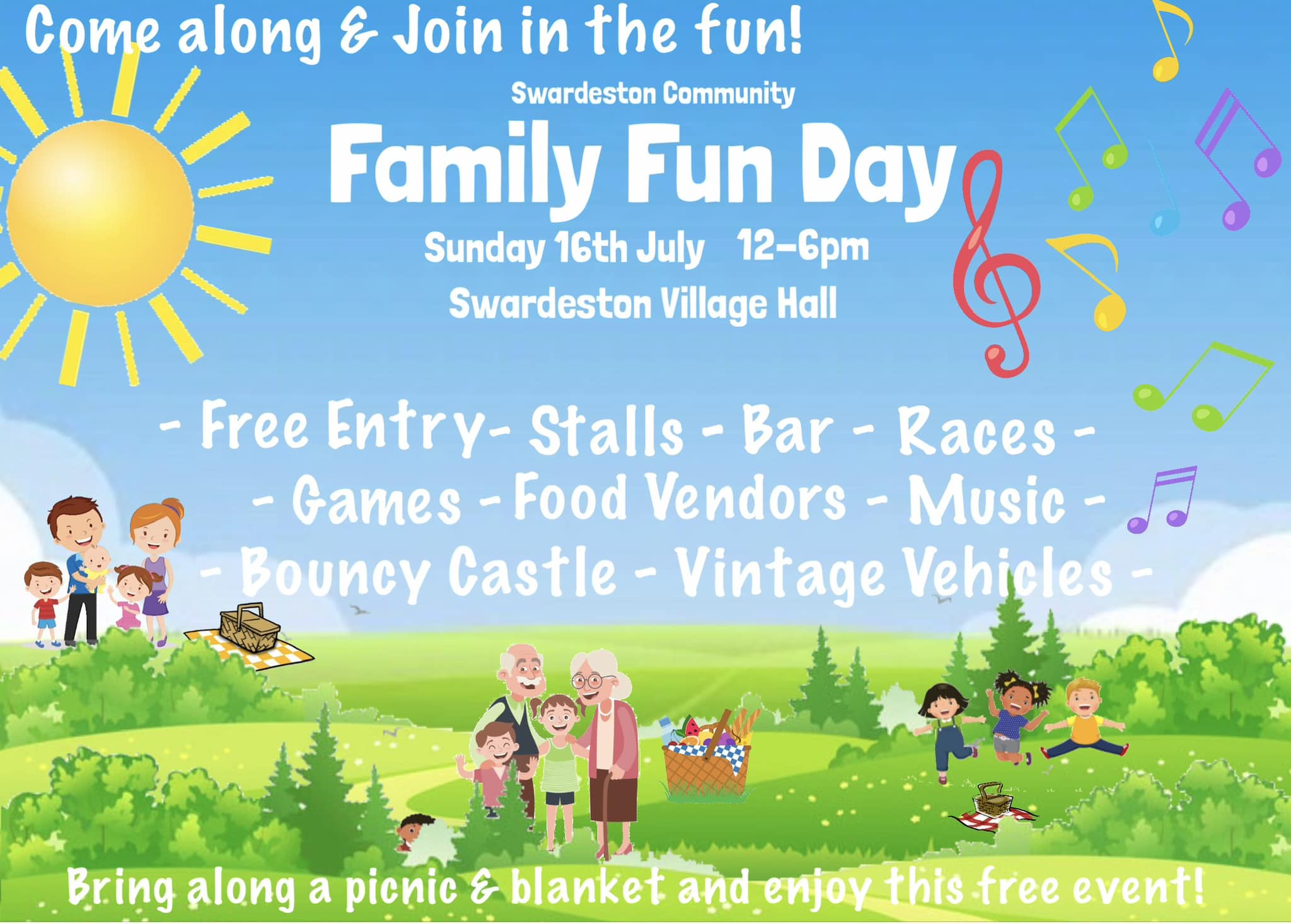 Swardeston Family Fun Day 2023 - Swardeston Village Hall